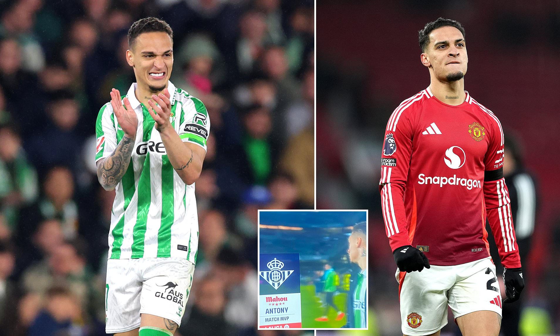 Man United flop Antony is named man of the match on his Real Betis ...