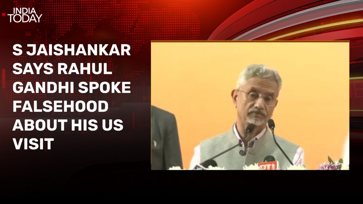 S Jaishankar hits out at Rahul Gandhi over 'Trump coronation invite' jibe
