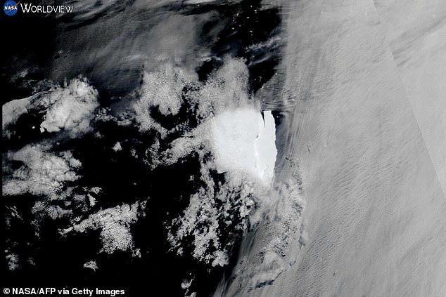 World's largest iceberg is falling apart, satellite images reveal