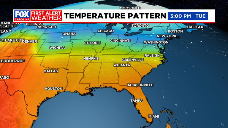 Big warm-up Tuesday, showers creep in soon