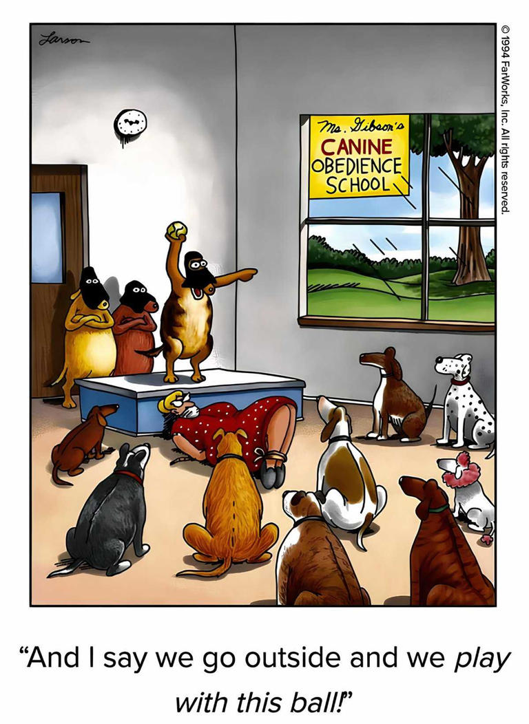 10 Best Far Side Comics Set At School