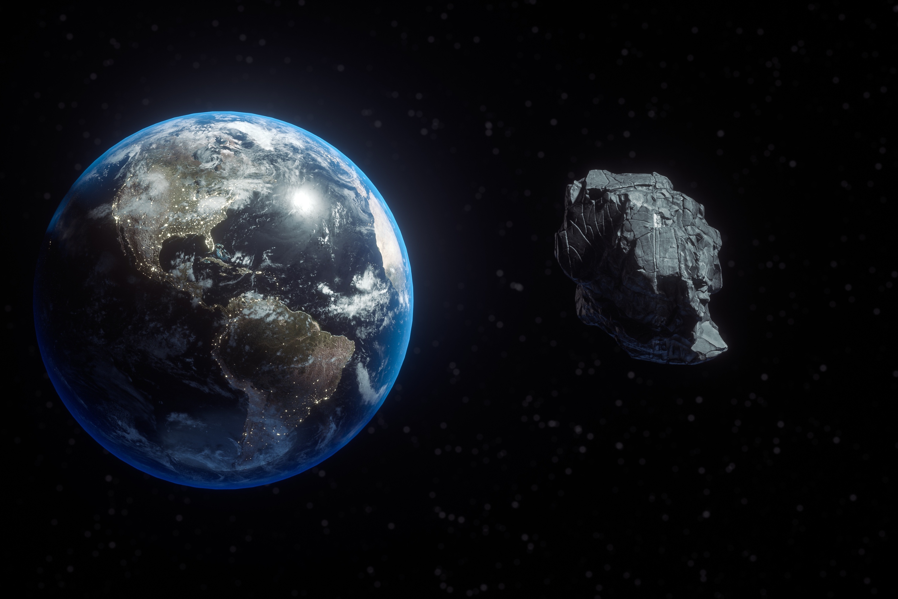 NASA Tracking Three Vehicle-Sized Asteroids Nearing Earth Today