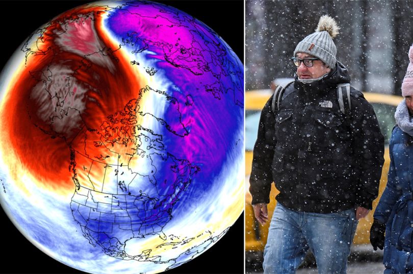 Rare polar vortex set to smash the US as freezing winter onslaught hits ...