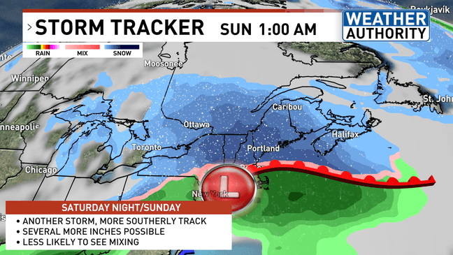More winter storms likely in Maine this week