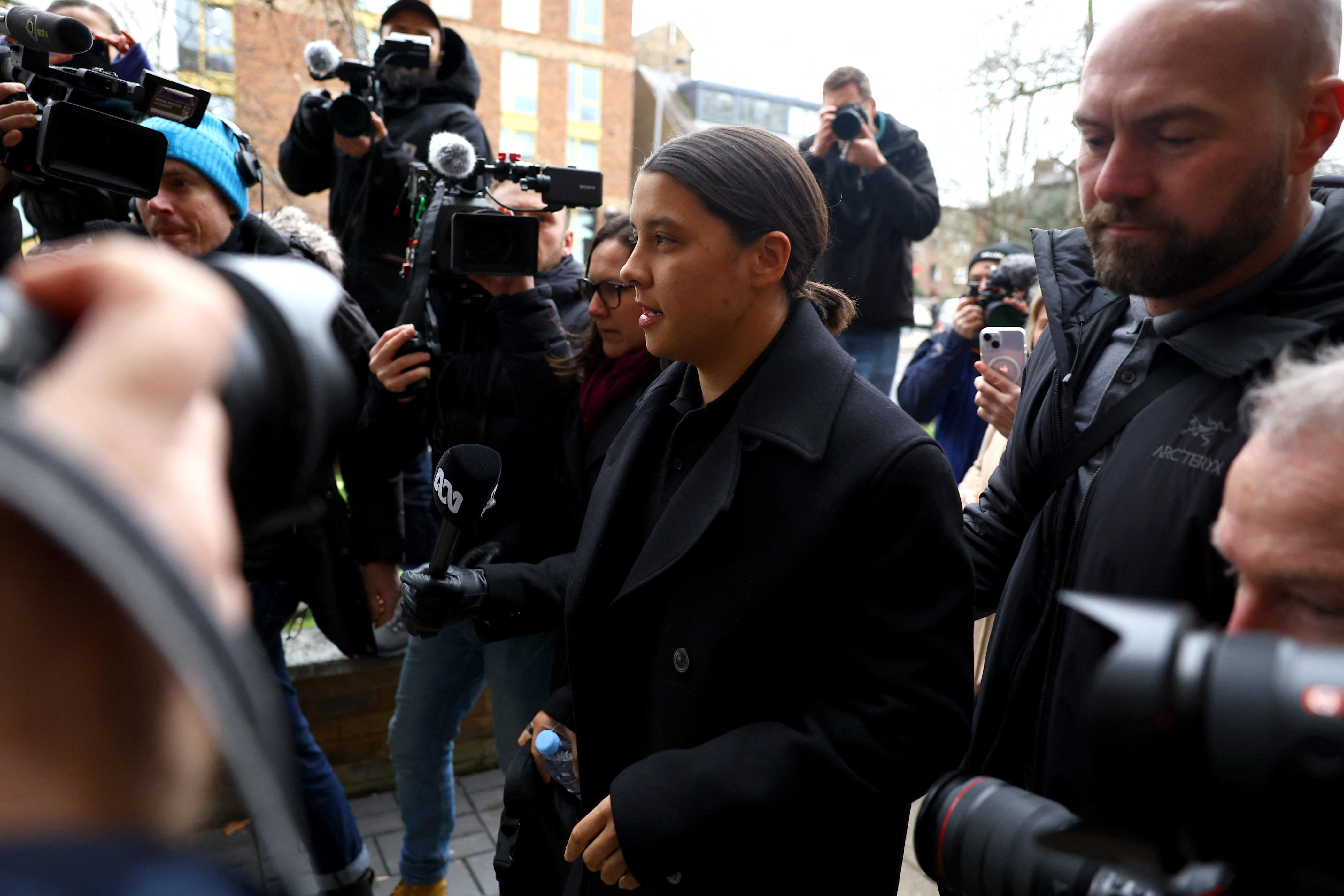 Soccer star Sam Kerr on trial in London, accused of 'racially abusing ...