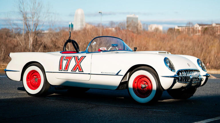 Rick Hendrick Saves Rare 1954 NASCAR Chevrolet Corvette That Was Hidden ...