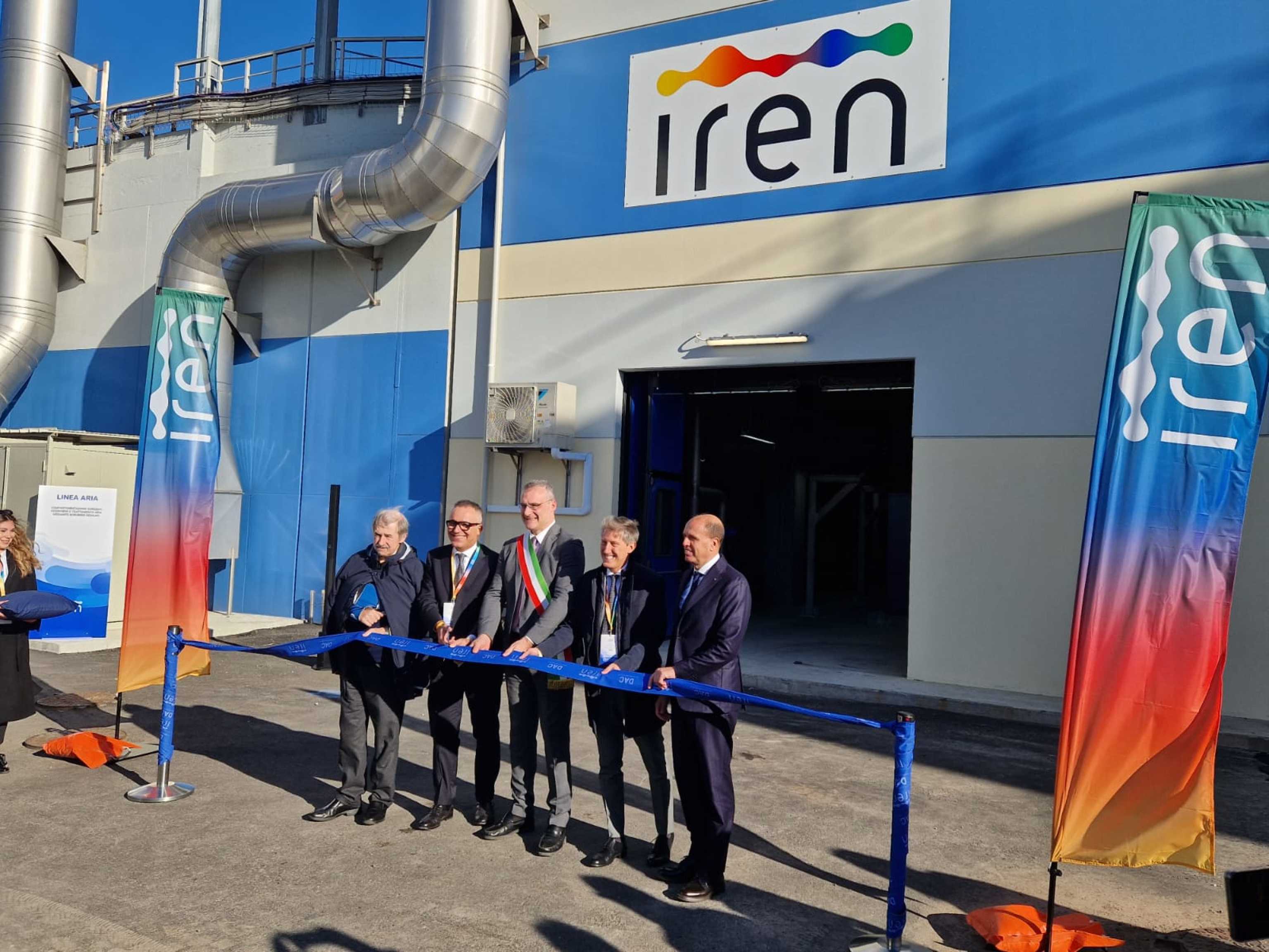 Iren inaugura nuovo depuratore d'area centrale