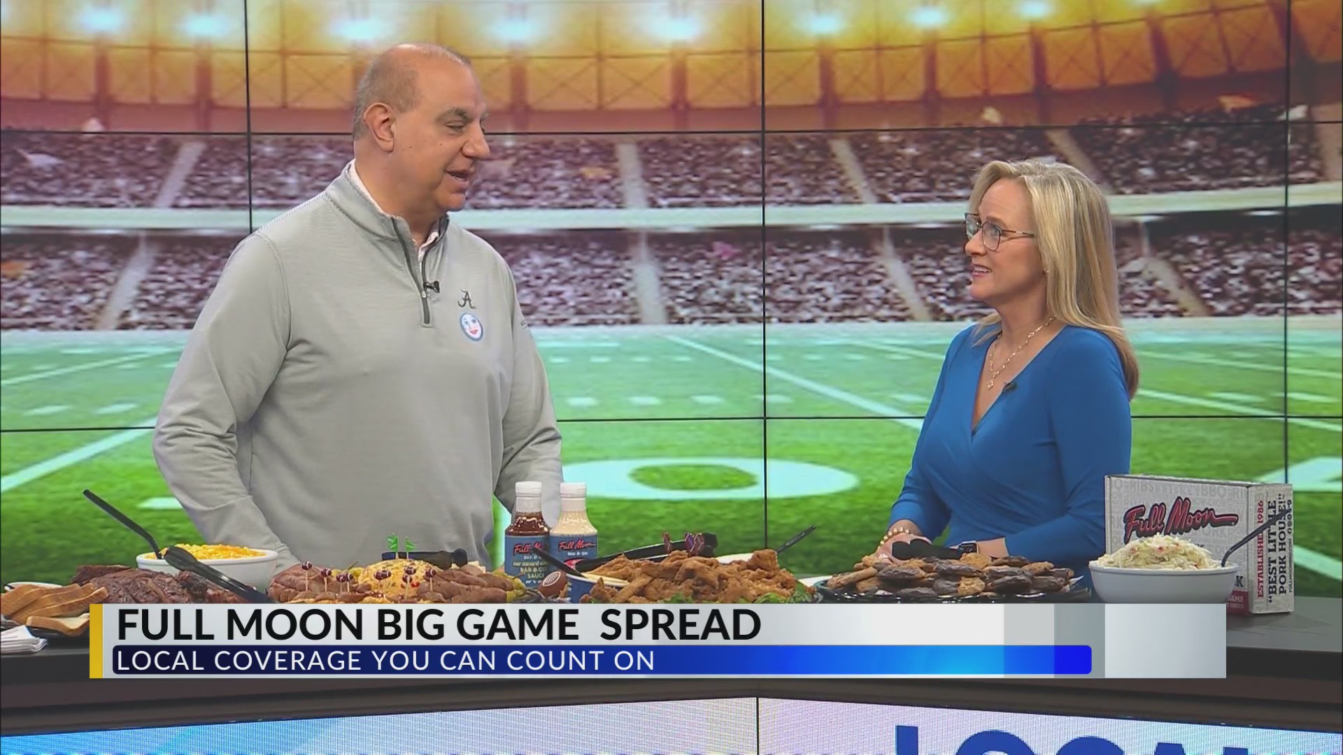 Full Moon BBQ Big Game Spread