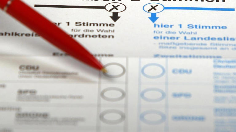 Bundestagswahl 2025: So sieht der Wahlzettel aus