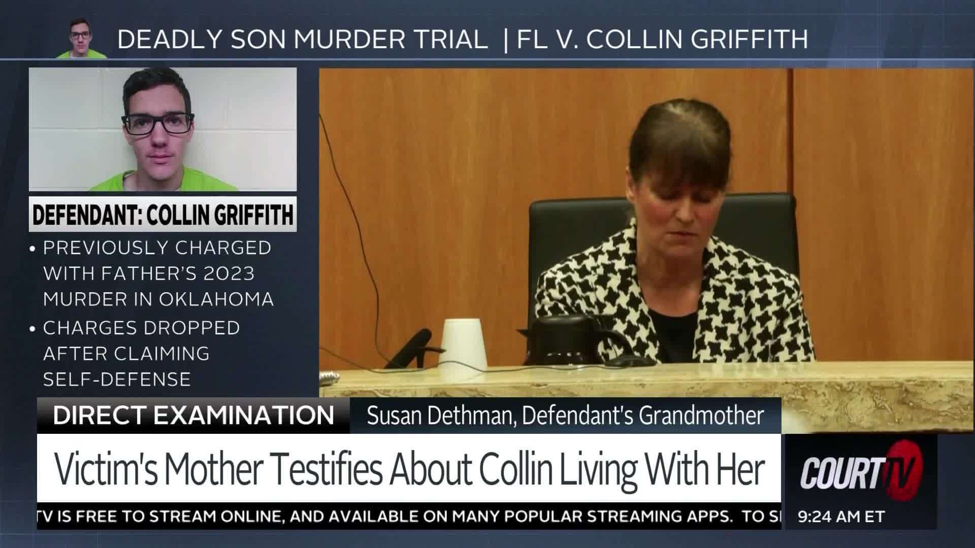 Collin Griffith’s Grandmother Says Victim Had History of Lying