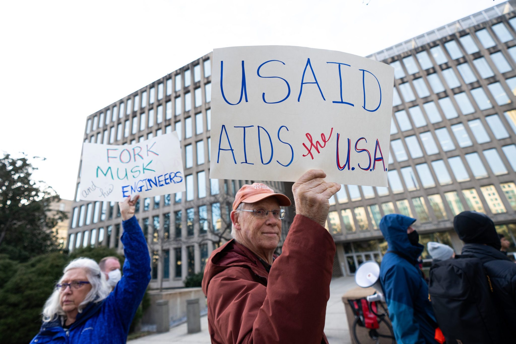 Hours before their shift, USAID staff received an email stating they ...