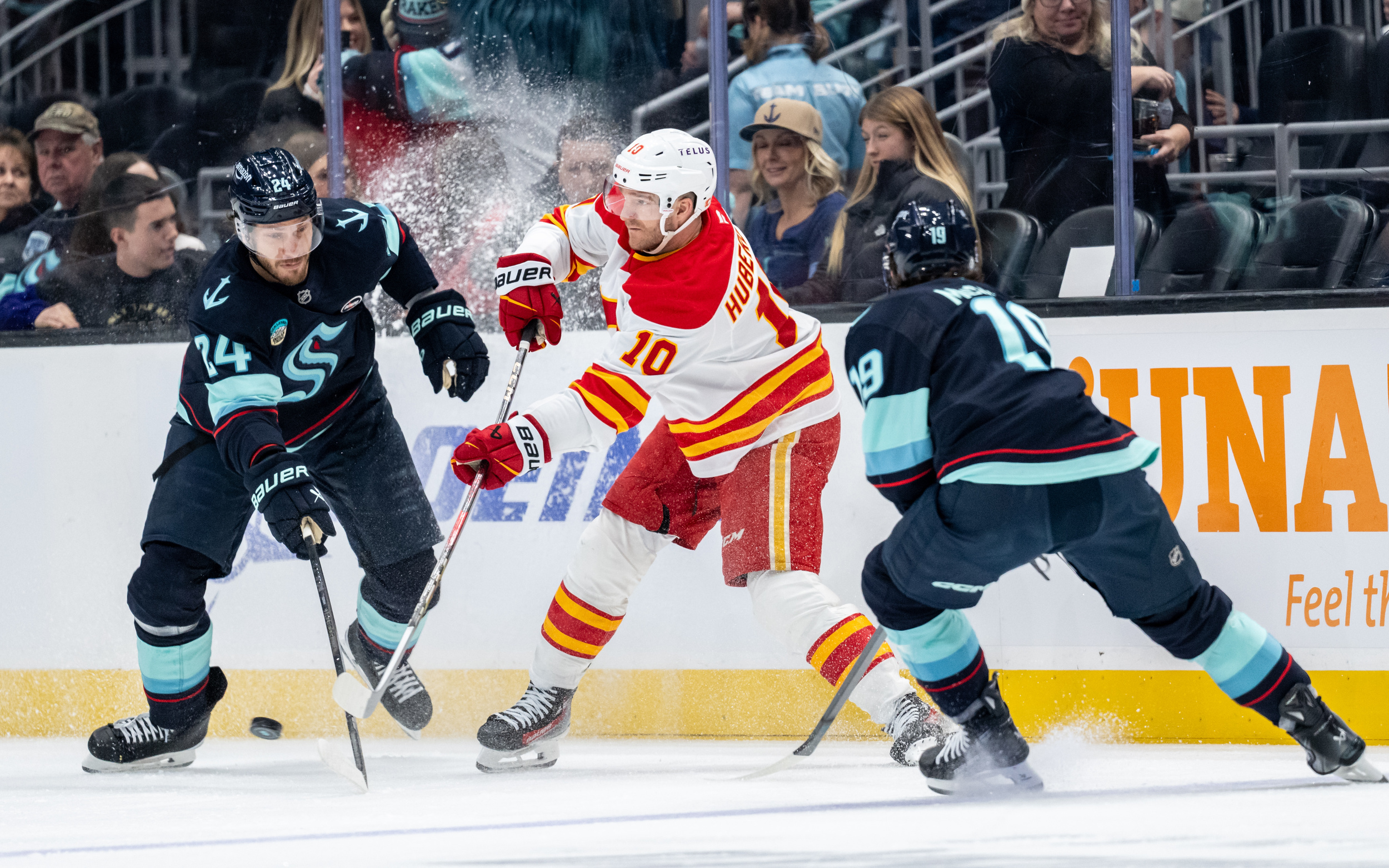 Flames Grind Out Gritty Win in Seattle with Resilient Effort