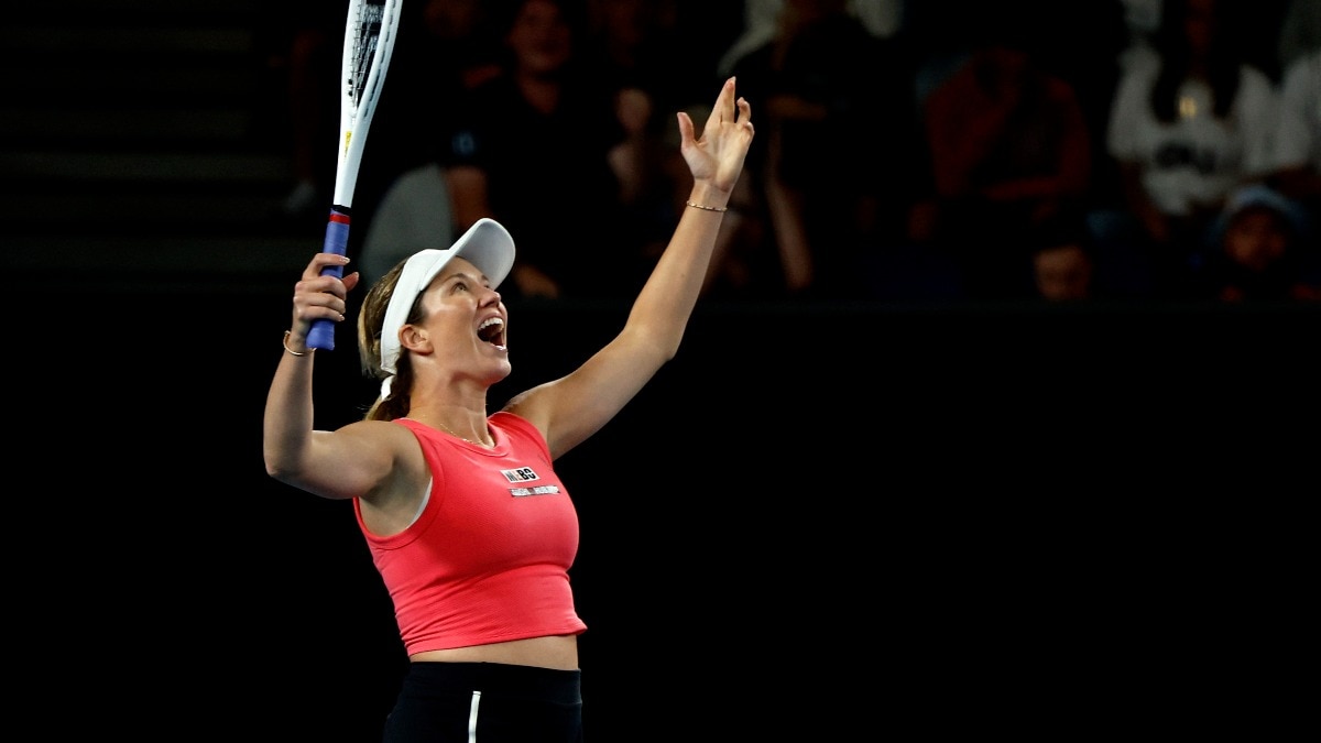 Danielle Collins fulfils promise of 'five star vacay' after Australian ...