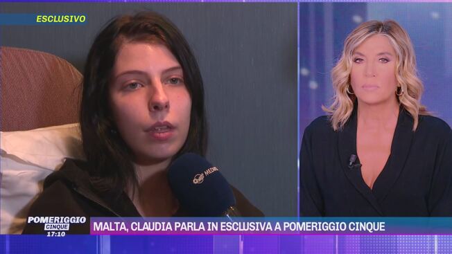 Malta, Claudia Chessa parla in esclusiva a Pomeriggio Cinque