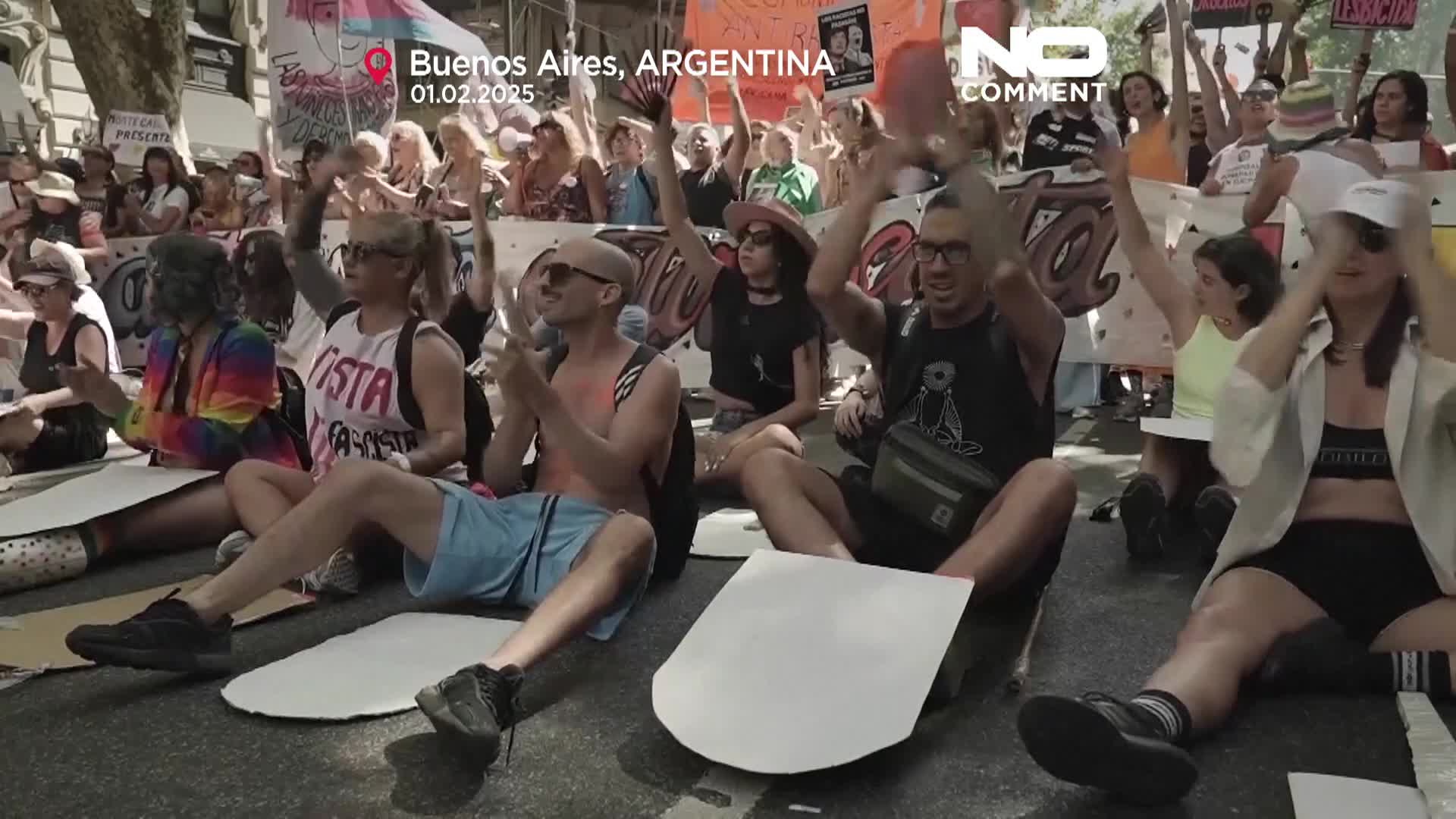 Thousands protest in Argentina against President Milei's controversial ...