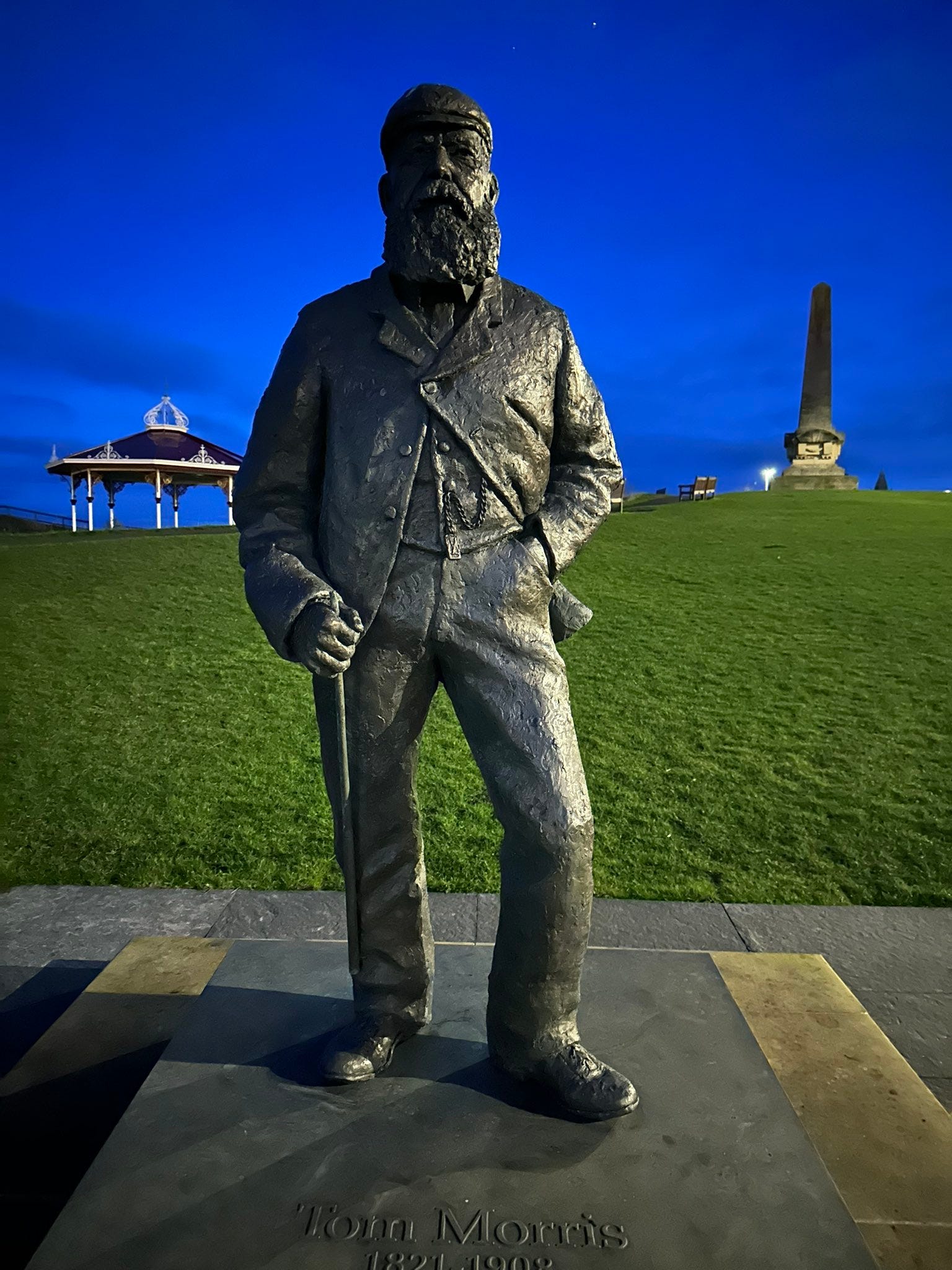The Old Tom Morris statue at St. Andrews was vandalized for the second ...
