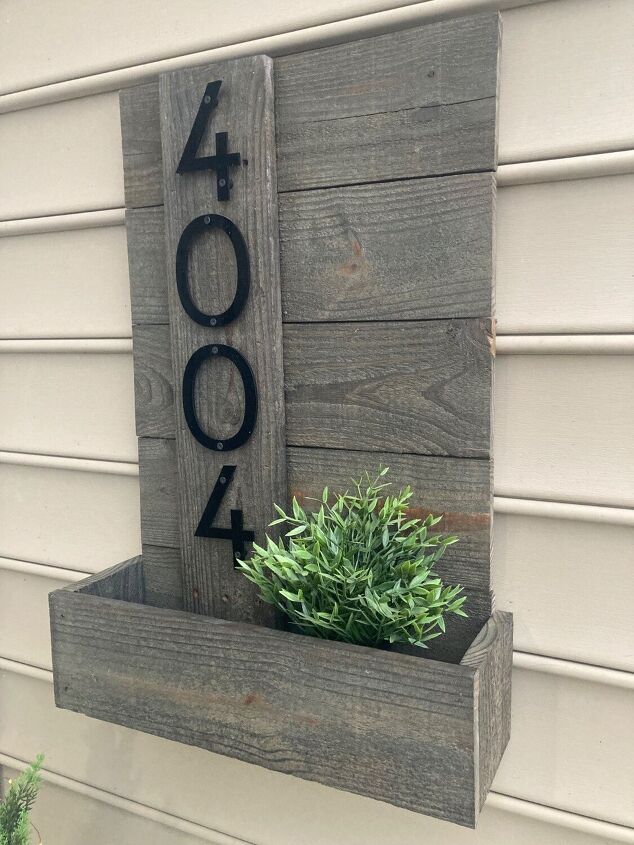 Diy Flower/number Box