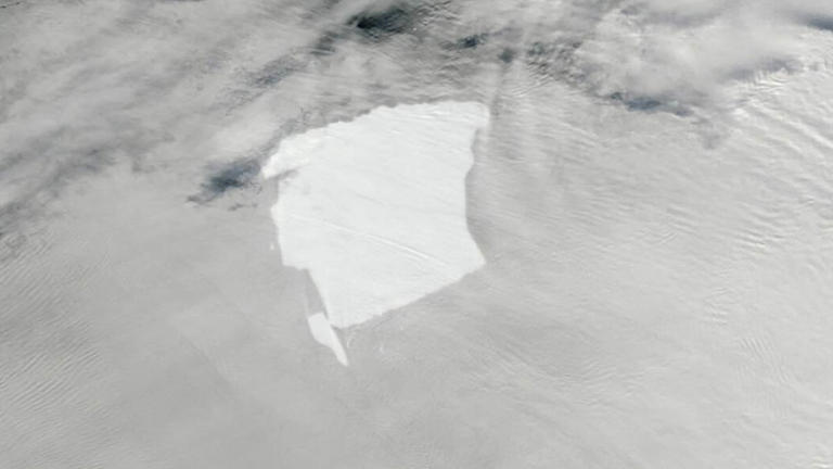 World's largest iceberg is falling apart, satellite images reveal