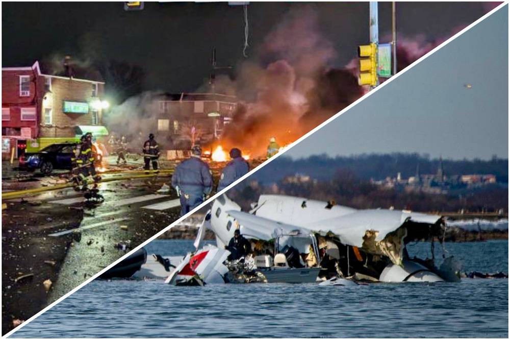Twin aviation disasters shake US: Timeline of the Washington DC ...