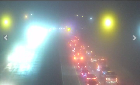 Crash causes major backups, closures on I-526