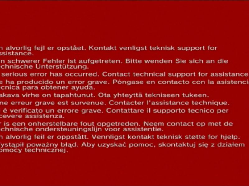 Red Screen of Death: cosa vuol dire lo schermo rosso sulle console ...