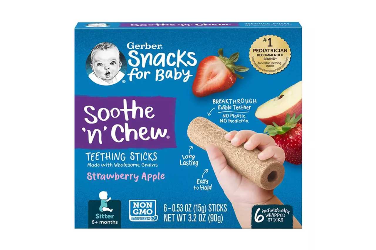 Gerber Recalls Soothe N Chew Teething Sticks, FDA Says