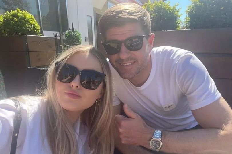 Steven Gerrard spotted as daughter Lilly shares family update