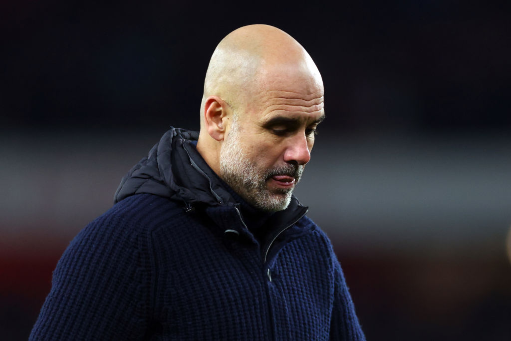 Man City urged to consider sacking Pep Guardiola after Arsenal loss
