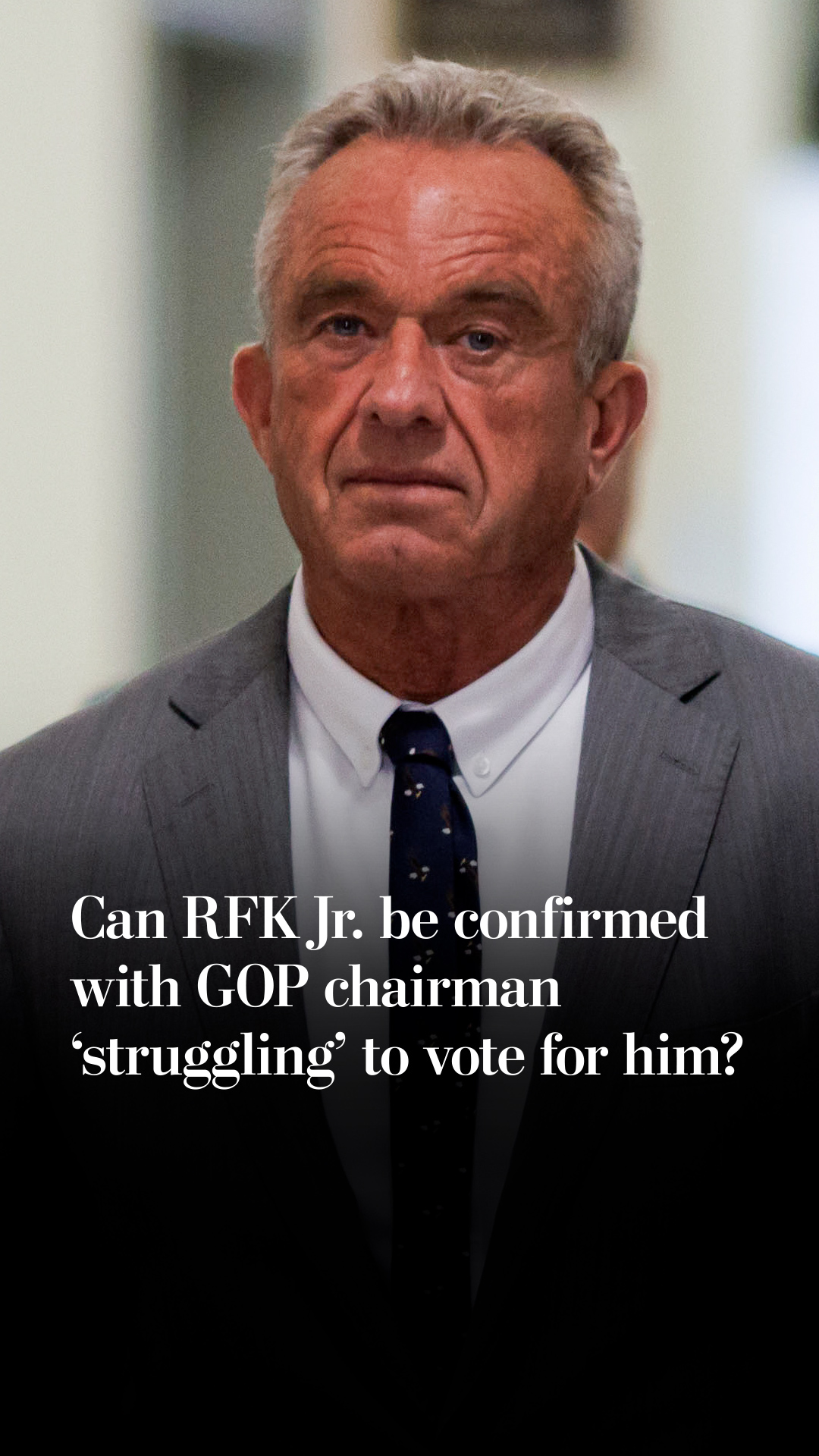 Can RFK Jr. be confirmed with 'struggling' GOP chairman?