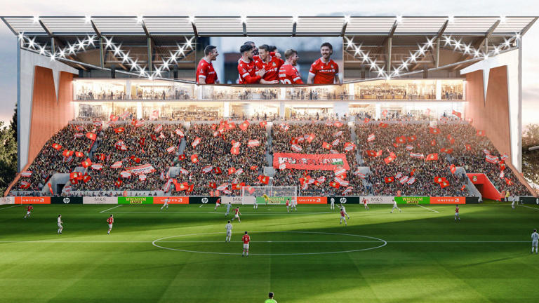 'Incredibly exciting' - Wrexham reveal unique designs for new Kop stand ...