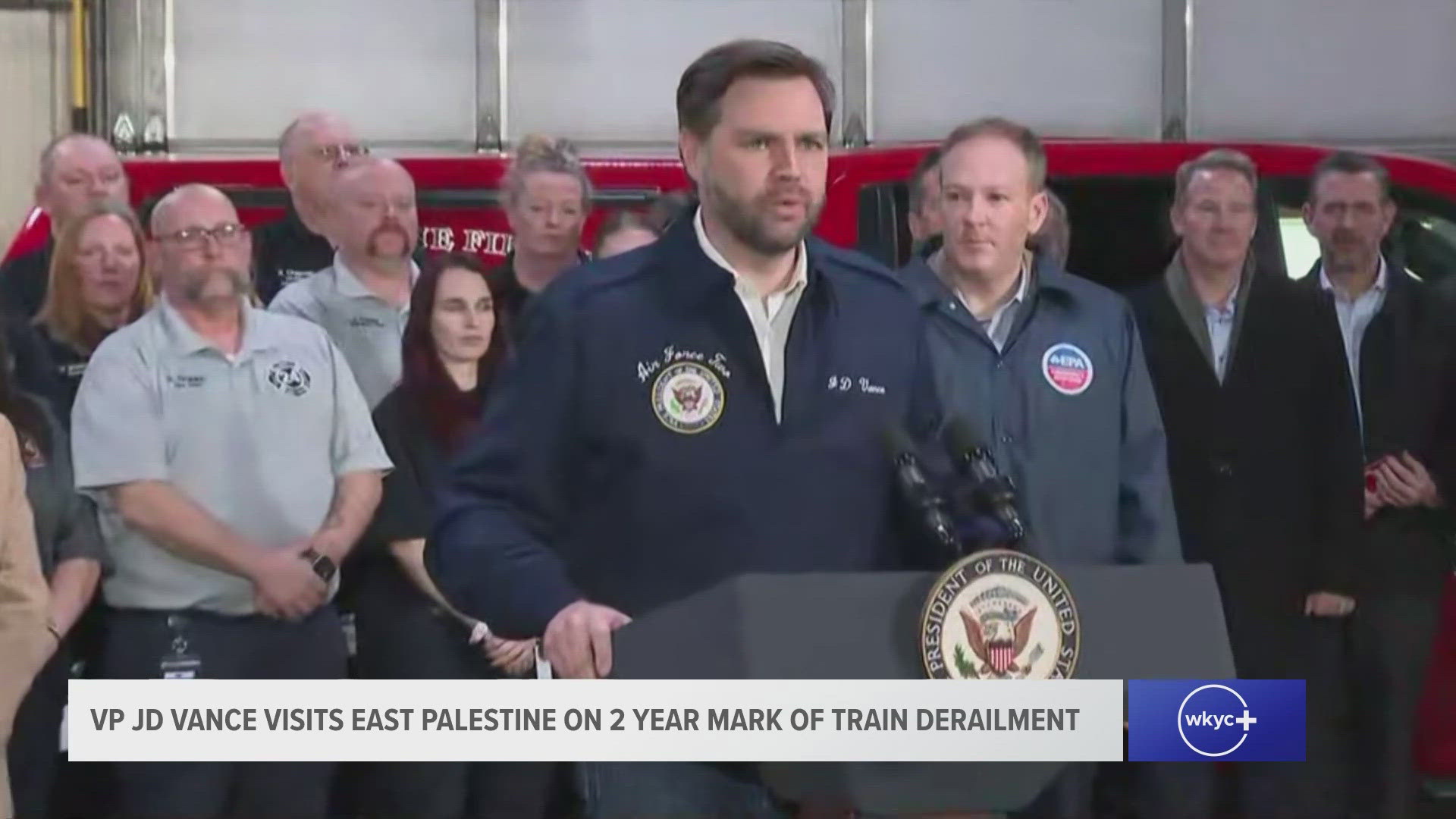 'We will not forget you': VP JD Vance visits East Palestine on 2 year ...