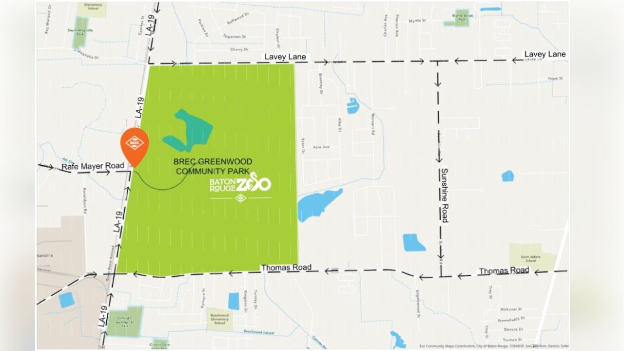 Traffic flow changes announced near Baton Rouge Zoo