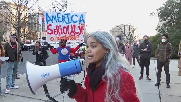 Democratic lawmakers and citizens protest move to shutdown USAID