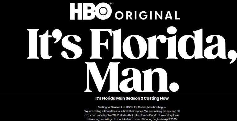HBO announces an open casting call for It’s Florida, Man Season 2