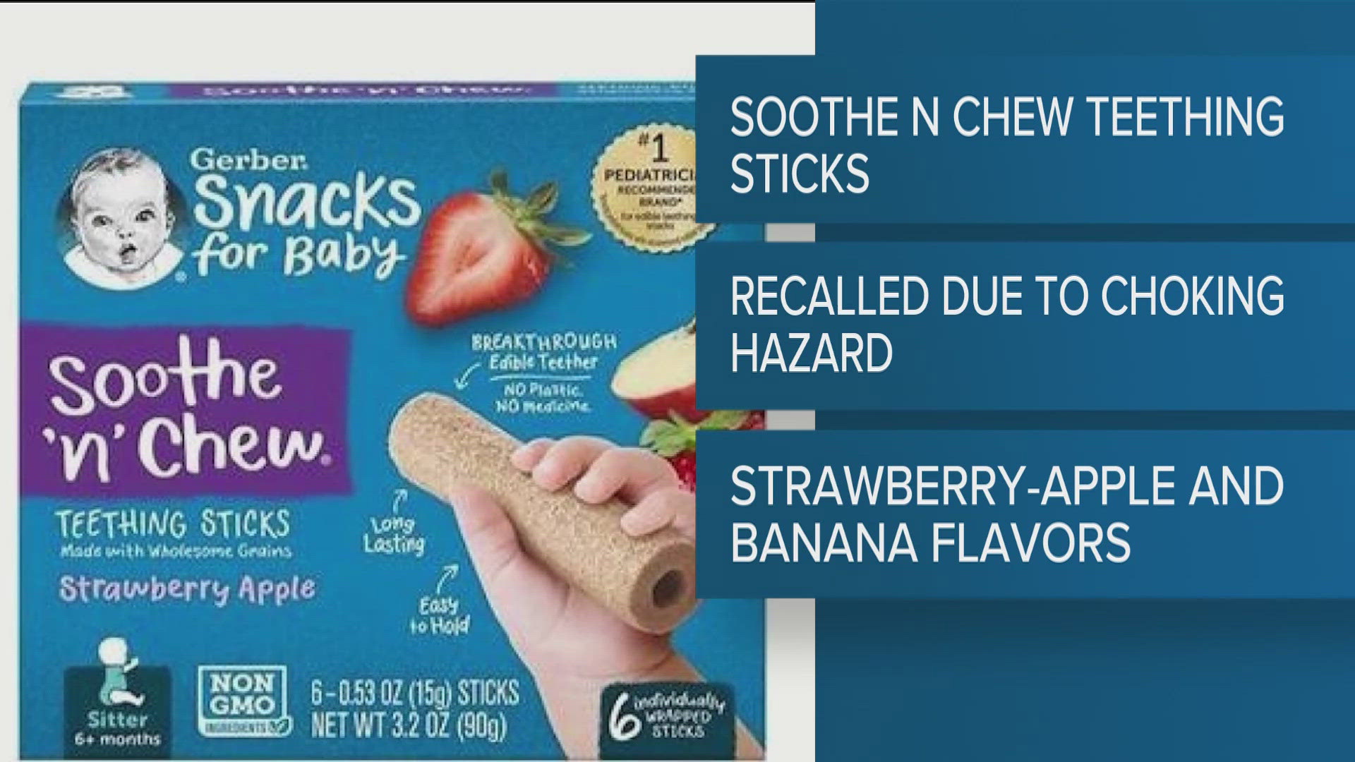 Gerber teething sticks recalled | What to know