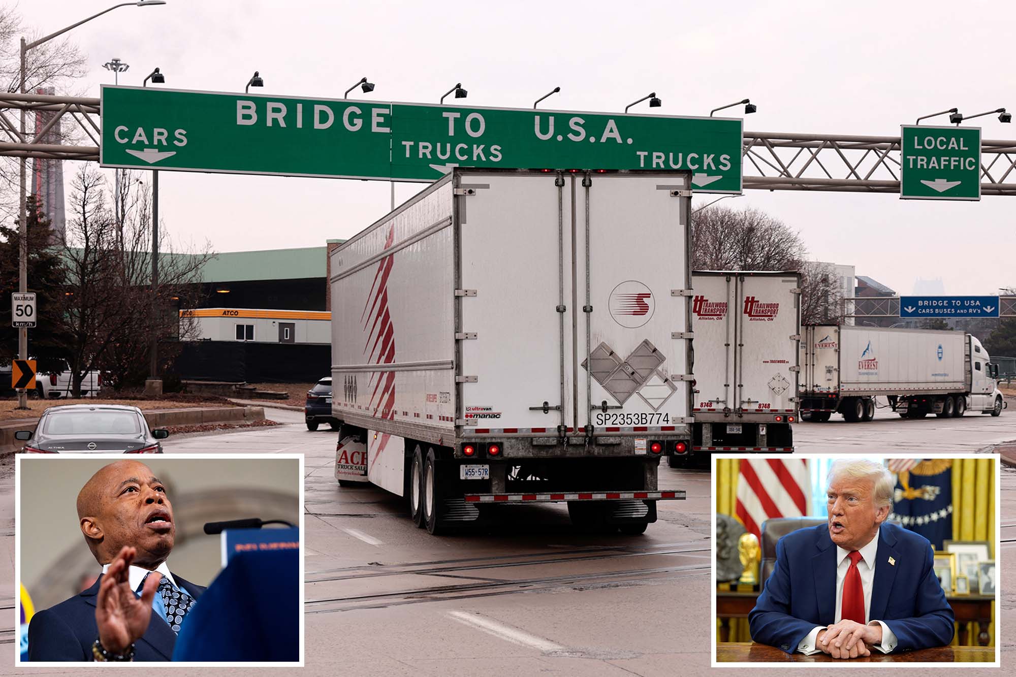 Eric Adams refuses to speak out against Trump’s tariffs in break from Dems as he turns talk to ...