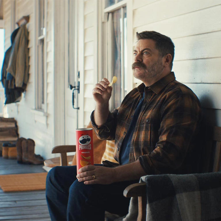 This Is the Right Way to Eat Pringles, According to Nick Offerman