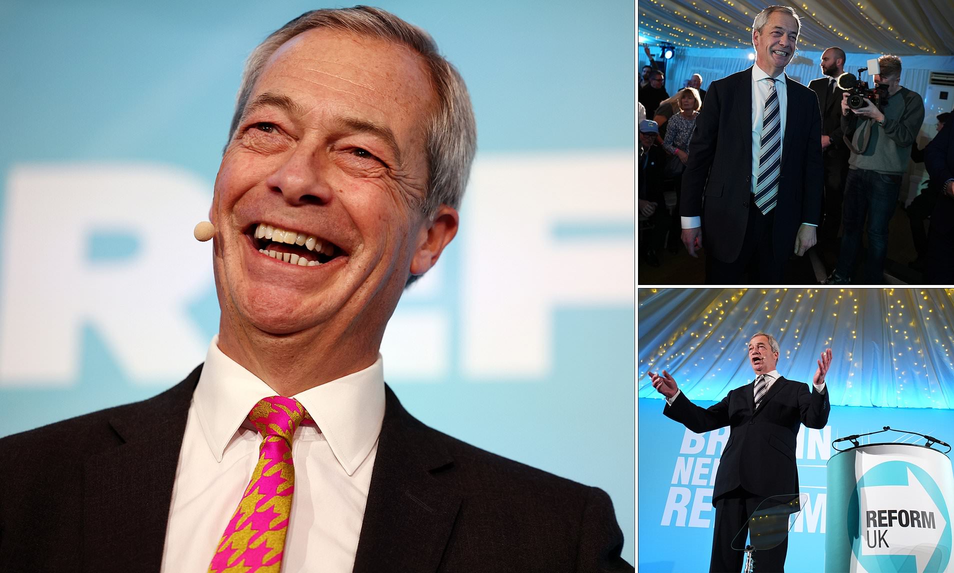 Reform UK overtakes Labour to top national polling for the first time