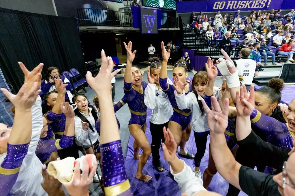 Washington gymnastics falls to No. 18 Minnesota