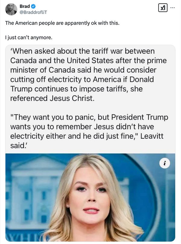 No, White House Press Secretary Karoline Leavitt didn't say 'Jesus didn ...