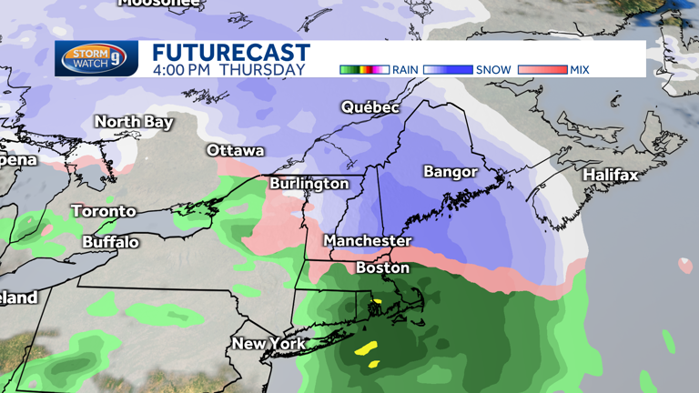 Slick spots possible Tuesday morning; snow, wintry mix expected Thursday