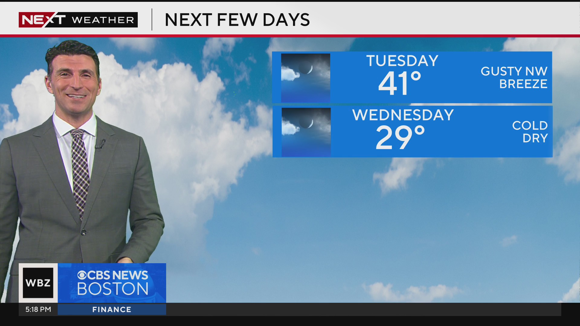 Next Weather: WBZ Evening Forecast For February 3, 2025
