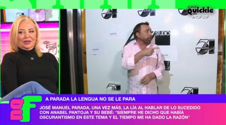 Belén Esteban pone en su sitio a José Manuel Parada por decir esto ...