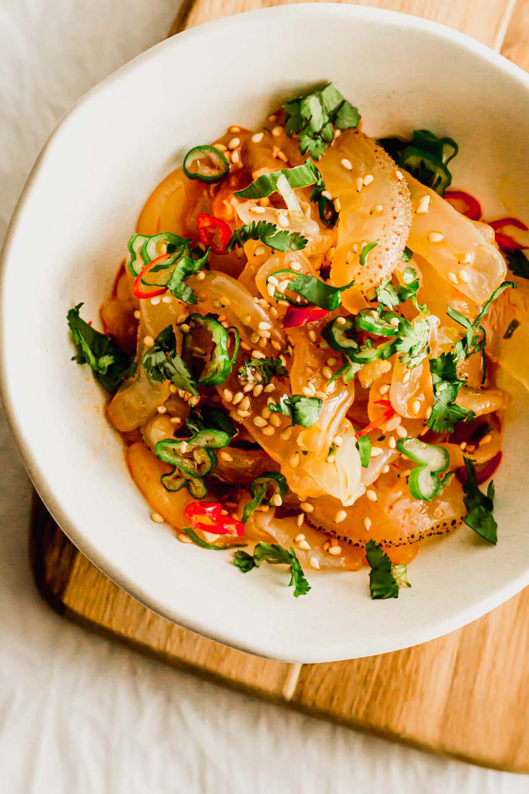 Cold Sesame Jellyfish Salad