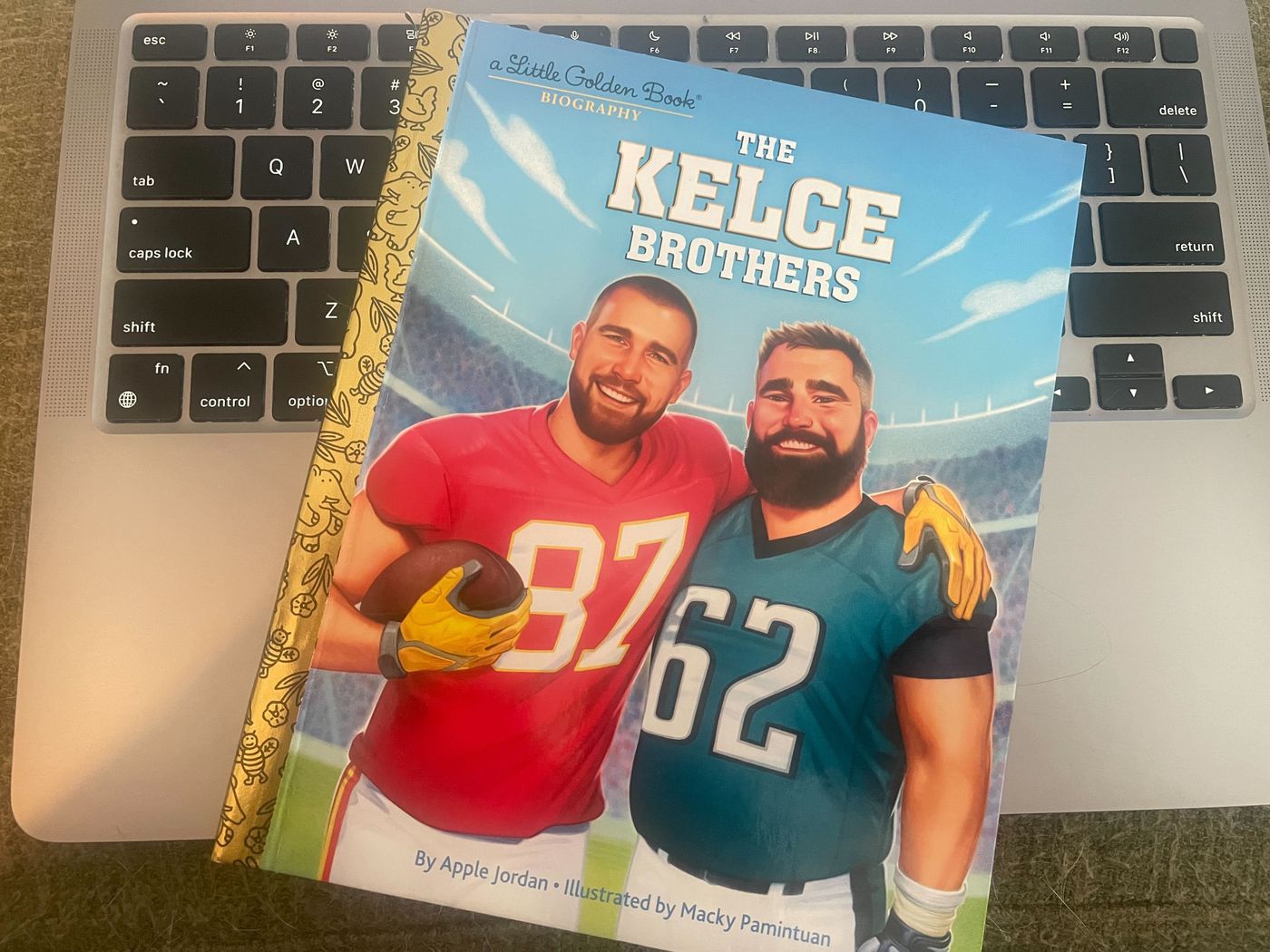 I read ‘The Kelce Brothers’ Little Golden Book so your kids don’t have to