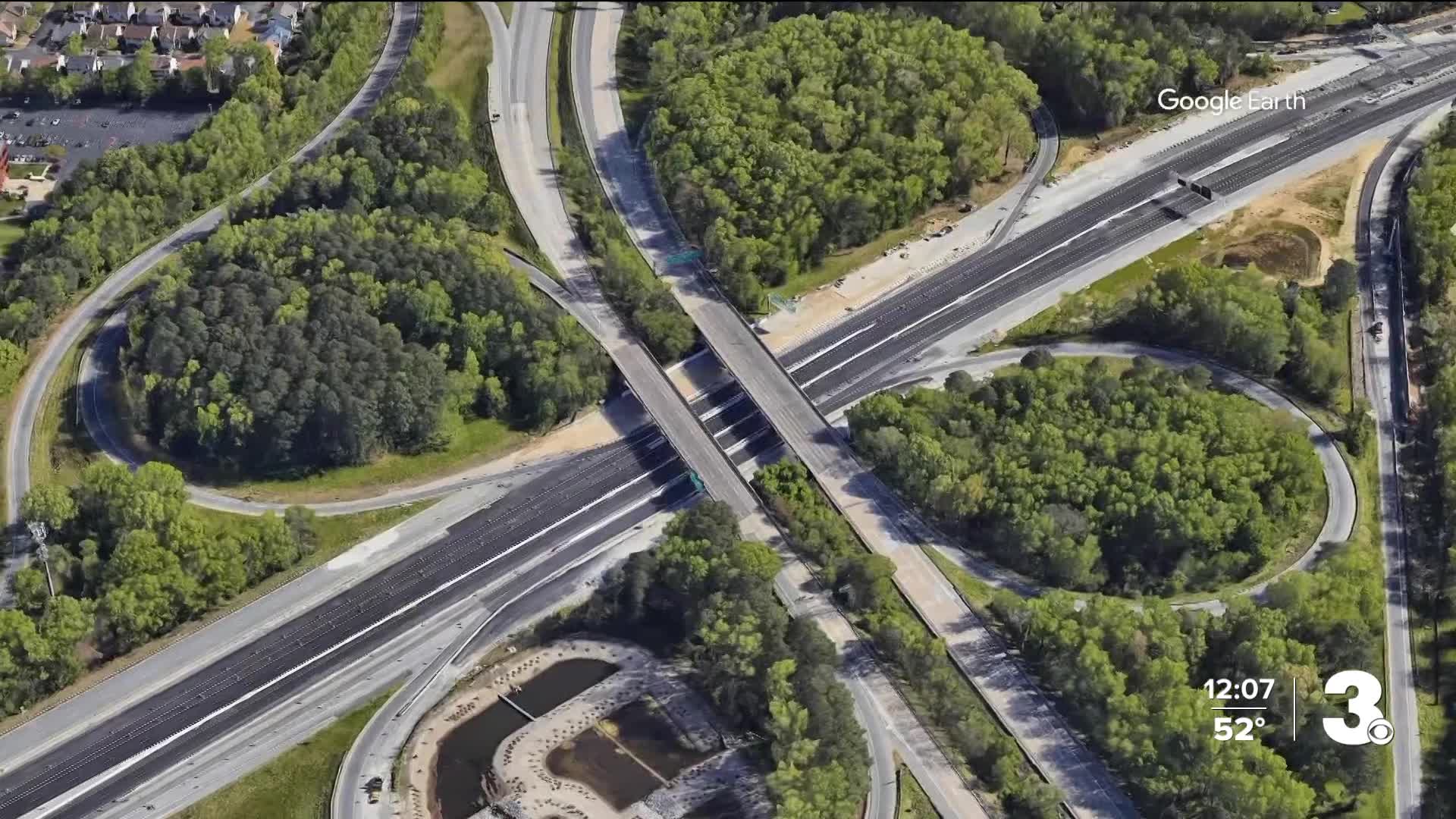 VDOT: Long term traffic shift in place at I-64, I-464 interchange
