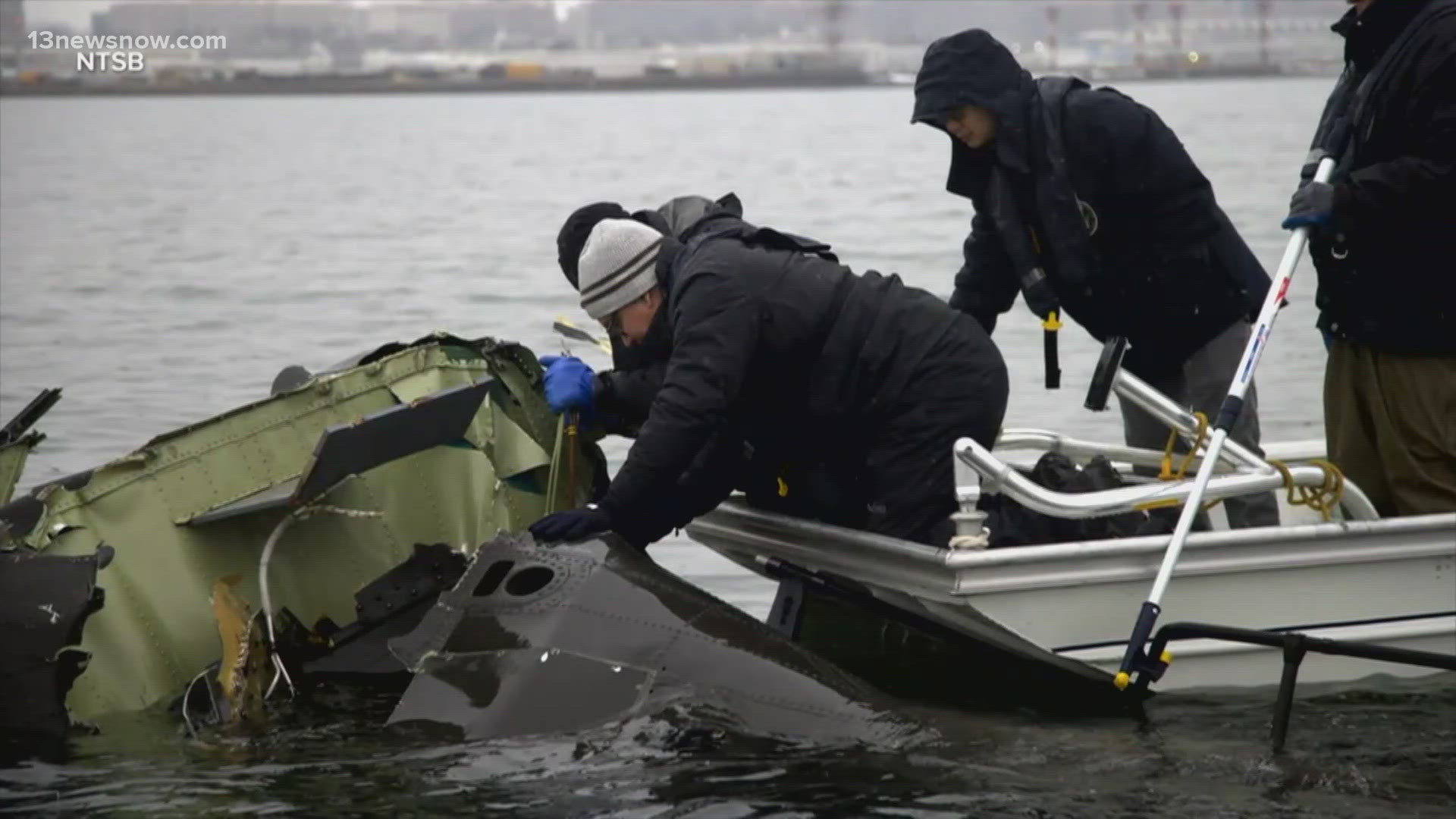 Recovery efforts ongoing following mid-air DC plane crash