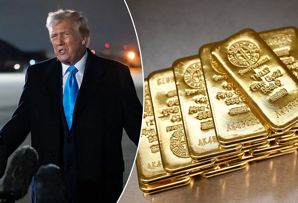 Gold hits record high ahead of Trump's tariffs coming into effect Gold hits record high ahead of Trump's tariffs coming into effect