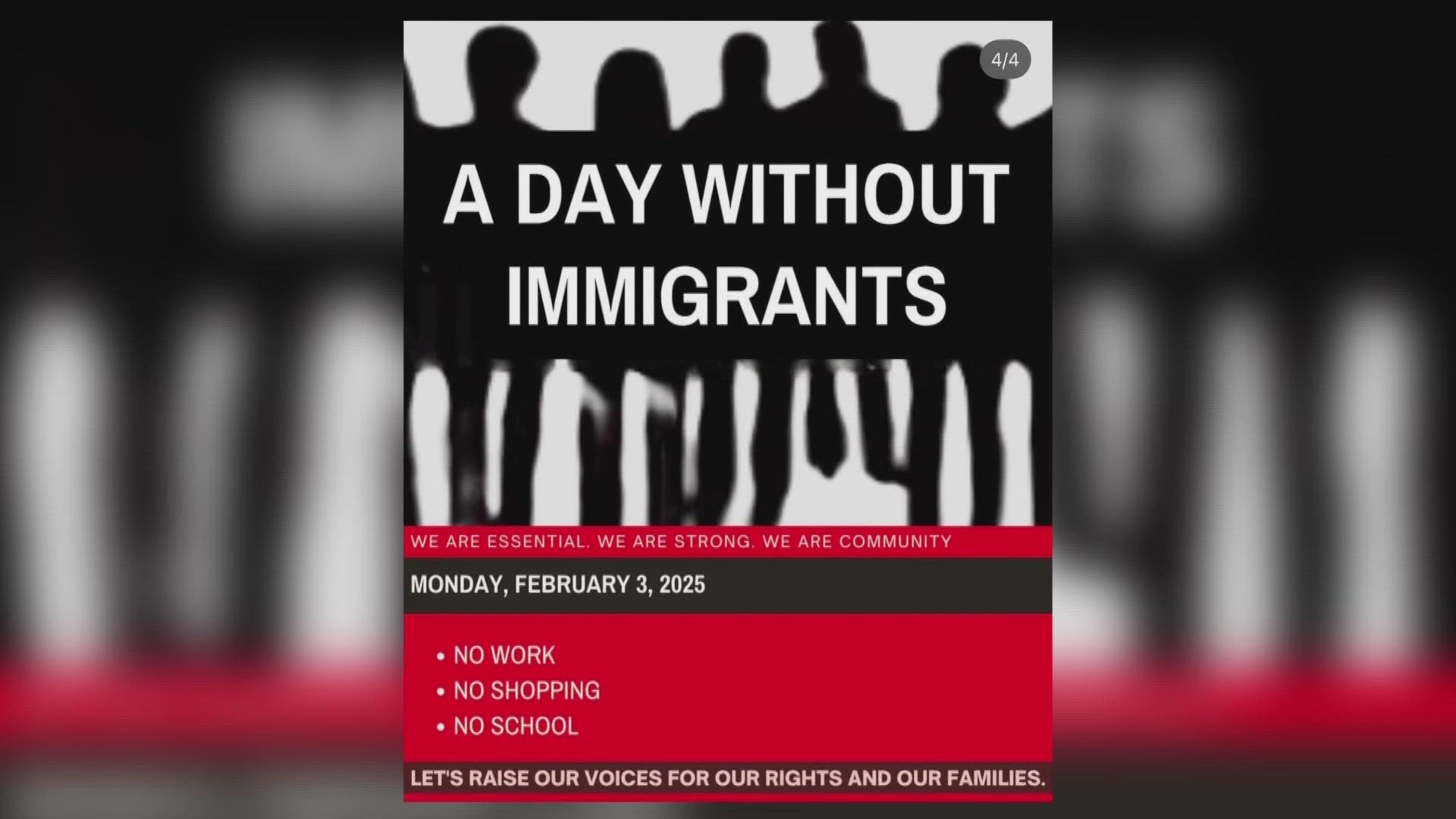 Nationwide movement to highlight importance of immigrants in the workforce