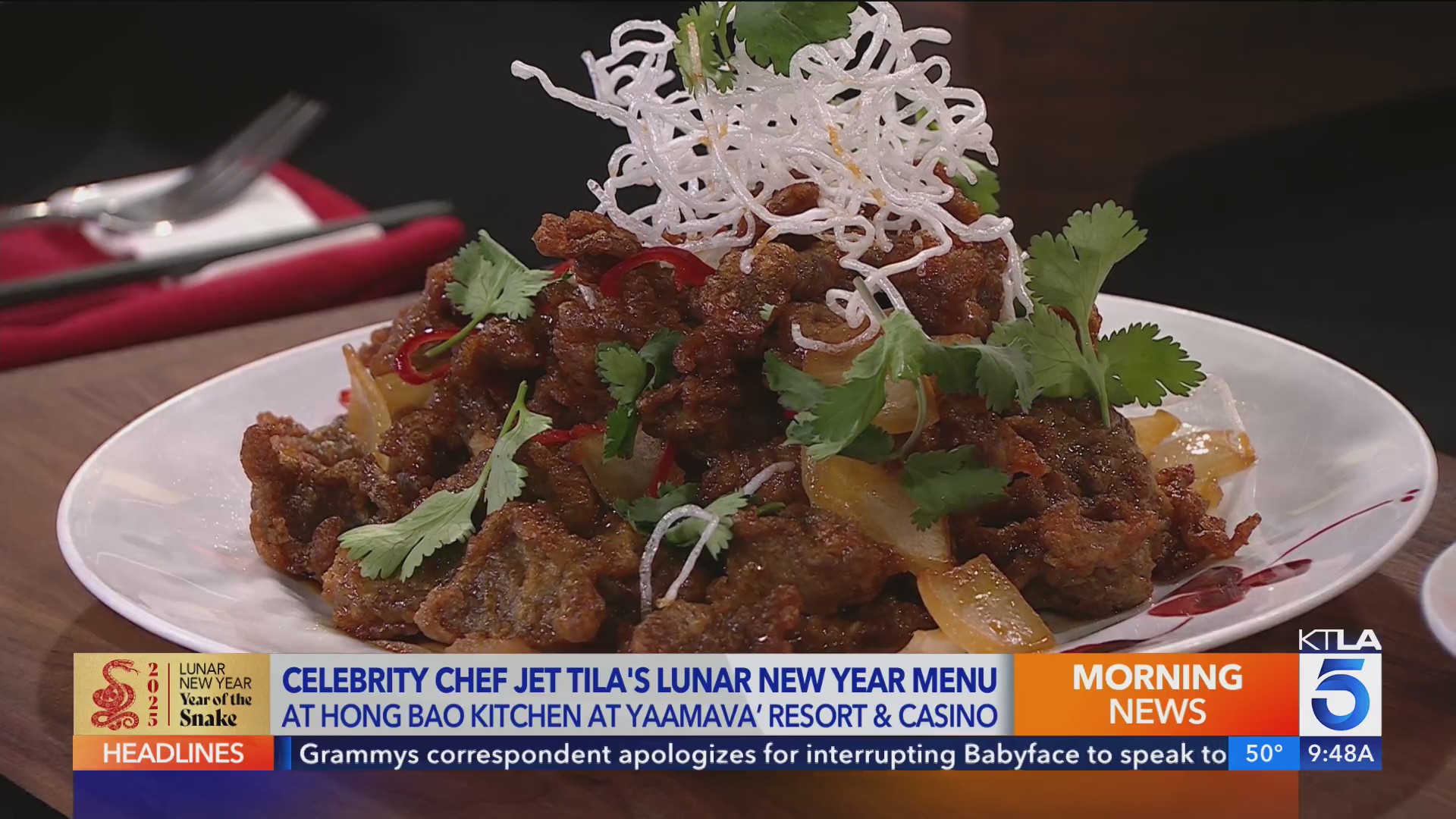 Chef Jet Tila brings Lunar New Year flavors to Yaamava'